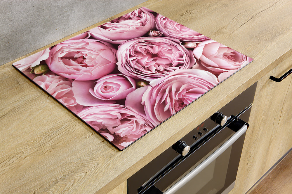 Protège-plaque à induction - Les tulipes roses – protectionplaqueinduction